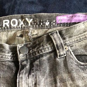 Roxy | Jeans | Roxy Super Skinny Distressed Faded Fit Jeans | Poshmark